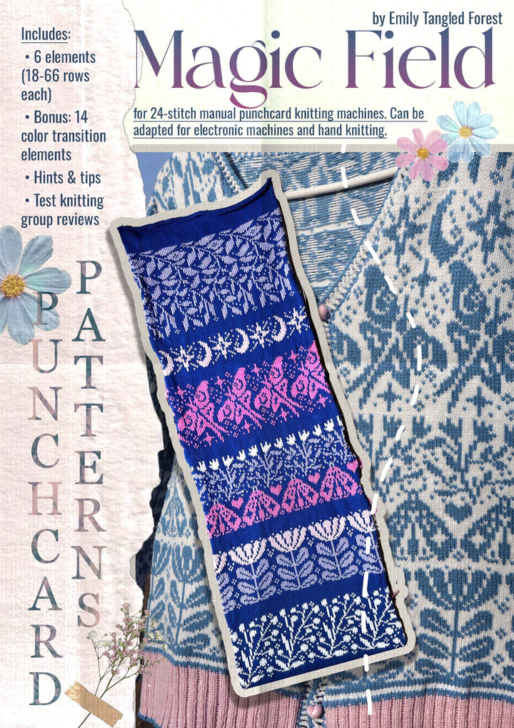 Punch card patterns – Tangled Forest